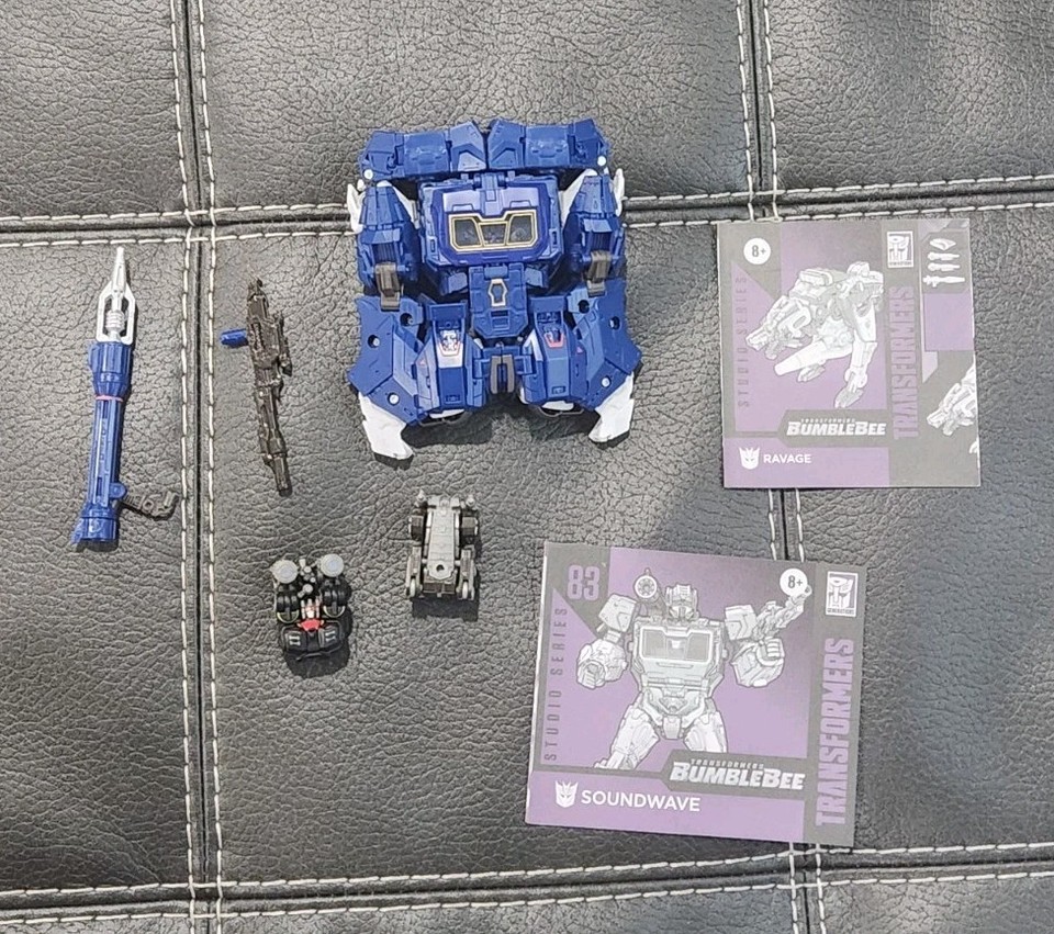 Transformers Studio Series Bumblebee Movie 83 Soundwave W/ Core Ravage ...