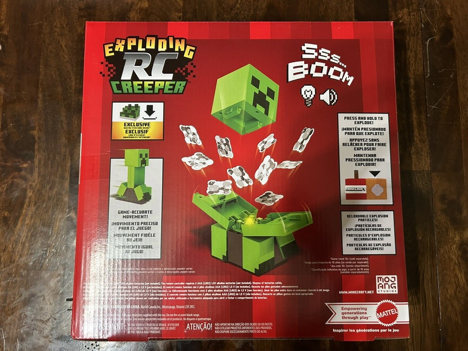 Minecraft Exploding RC Creeper With Lights and Sounds - These are ...