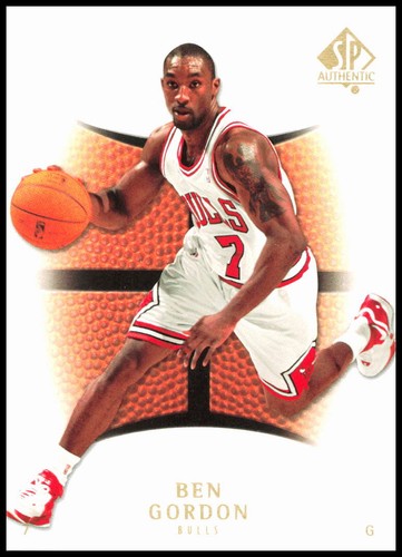 Ben Gordon #73 2007-08 SP Authentic Bulls C0103A | eBay Australia