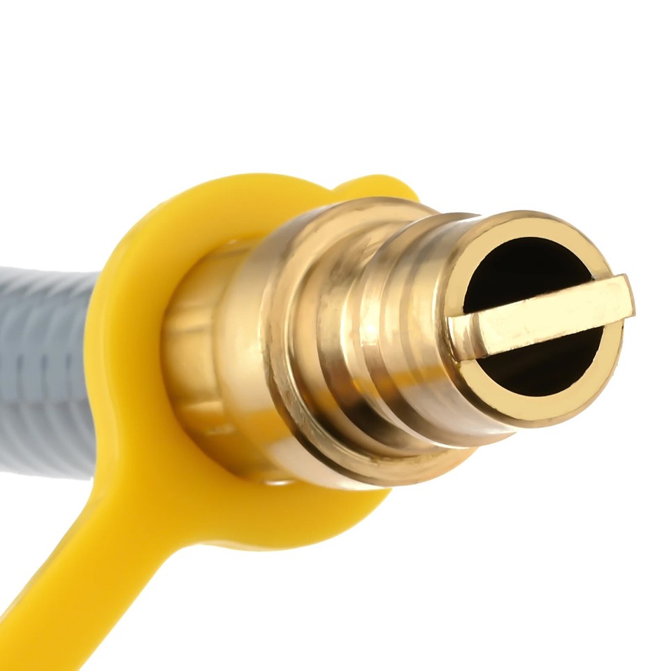 Natural Gas Quick Connect Hose 15 Ft 1/2" Low Pressure Gas Hose w ...