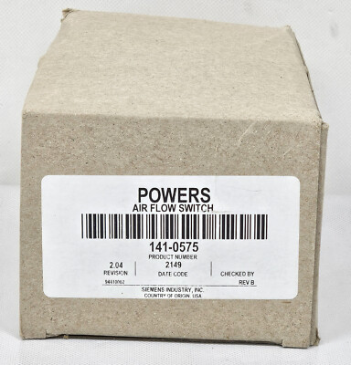 *NEW* Siemens 141-0575 Air Sensing Switch | eBay