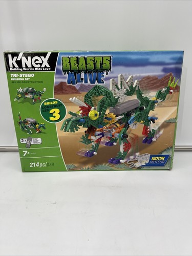 K'NEX KNEX Beasts Alive 3in1 Tri-stego Stegosaurus Dinosaur Building Set 34484 for sale online ...