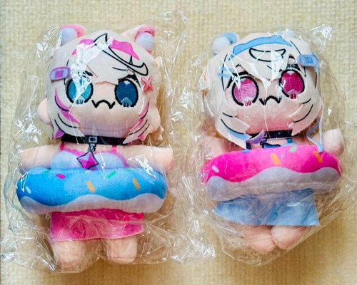 Hololive EN Fuwawa Mococo Abyssgard Plush Set of 2 Taiwan Hololive in ...