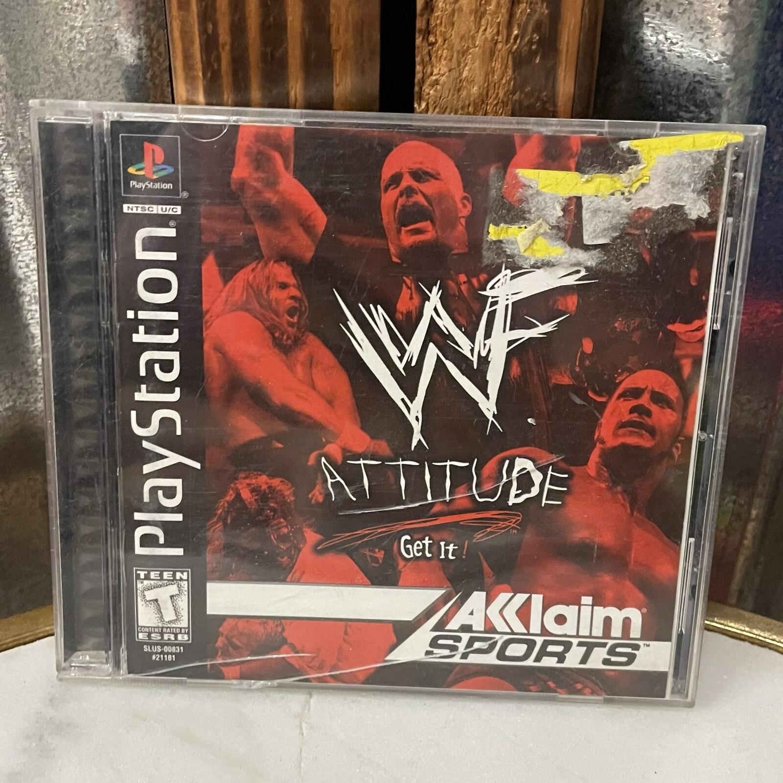1999 ~ WWF Attitude ~ Sony PlayStation 1 ~ PS1 ~ Acclaim Sports Video ...