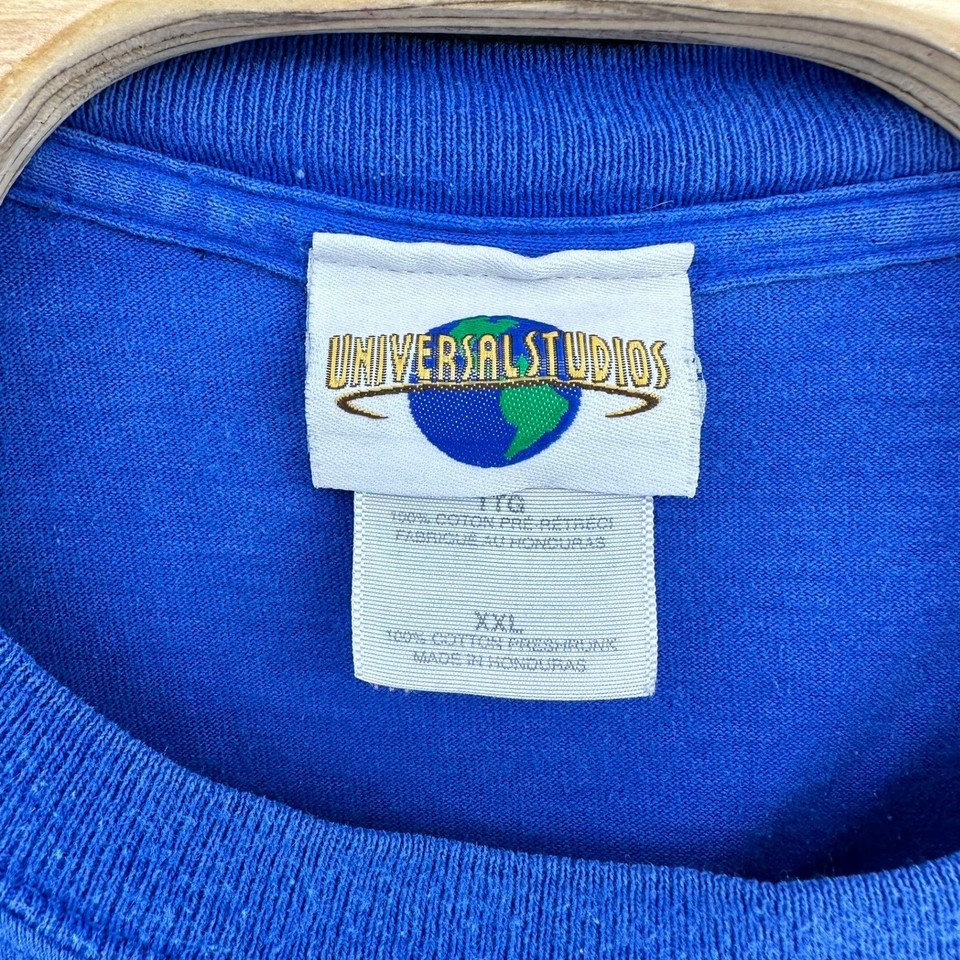 1999 Universal Studios Rip Saw Falls Dudley Do-Right Blue T-Shirt XXL ...