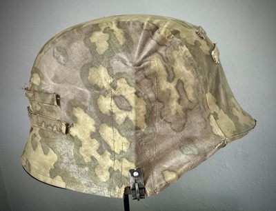 Original Material Waffen SS Oak A Helmet Cover/Made w/ OG Camouflage 66 ...