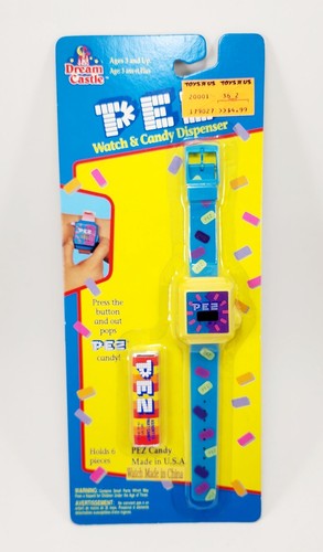 Vintage 1994 Dream Castle PEZ Watch and Candy Dispenser 1990s Toy New ...