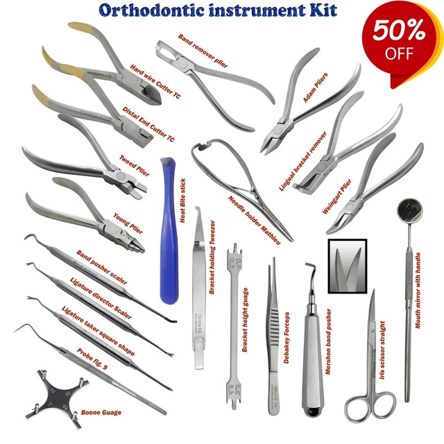 Orthodontics Weingart Young Pliers, Ortho Probe, Mathieu, Tweezers ...