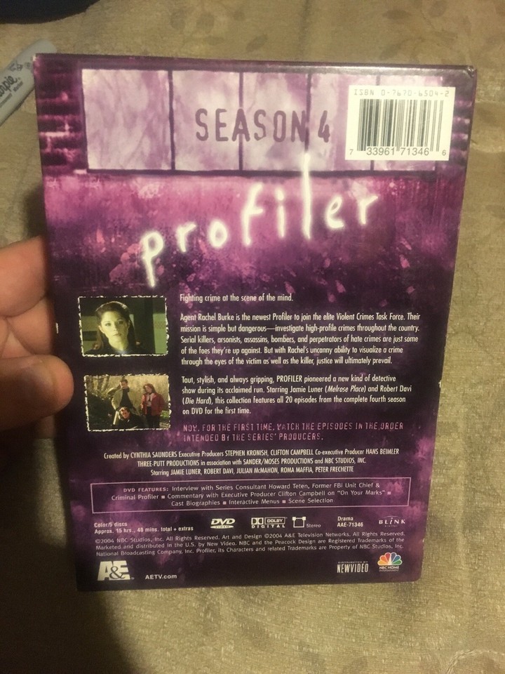 Profiler - Season 4 (DVD, 2004) 733961713466| eBay