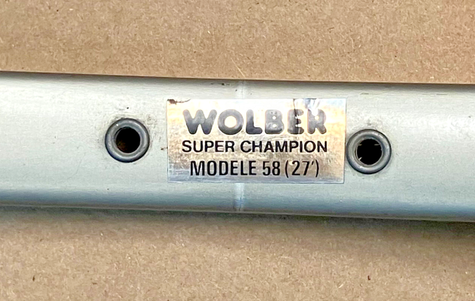 Vintage Wolber Super Champion Model 58, 27 X 1 1/4, 48 hole Clincher ...