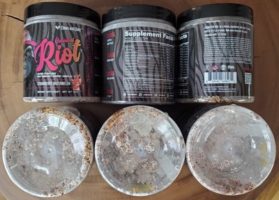 *READ DESCRIPTION* Chaos and Pain CANNIBAL RIOT Pre-Workout 321gram, 25 ...