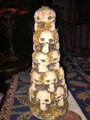 Halloween Skull Mountain Battery Operated for Spooky Sounds - Vintage ...
