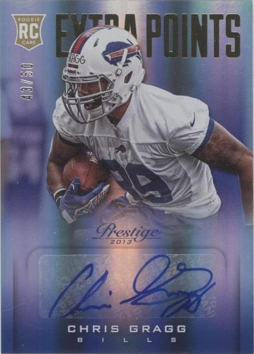 2013 Panini Prestige - Rookie Chris Gragg #212 Extra Points Gold ...