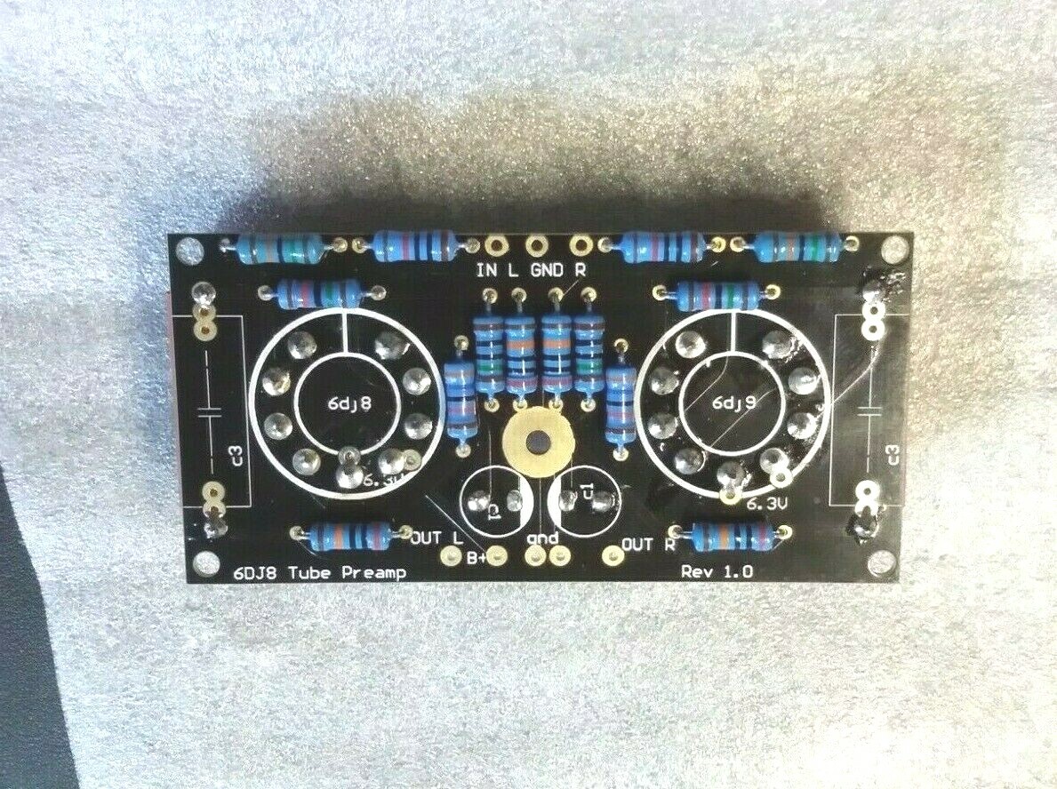 TR3 Mini Dual 6DJ8 ECC88 E88CC CCA Tube Valve Preamplifier Preamp For ...