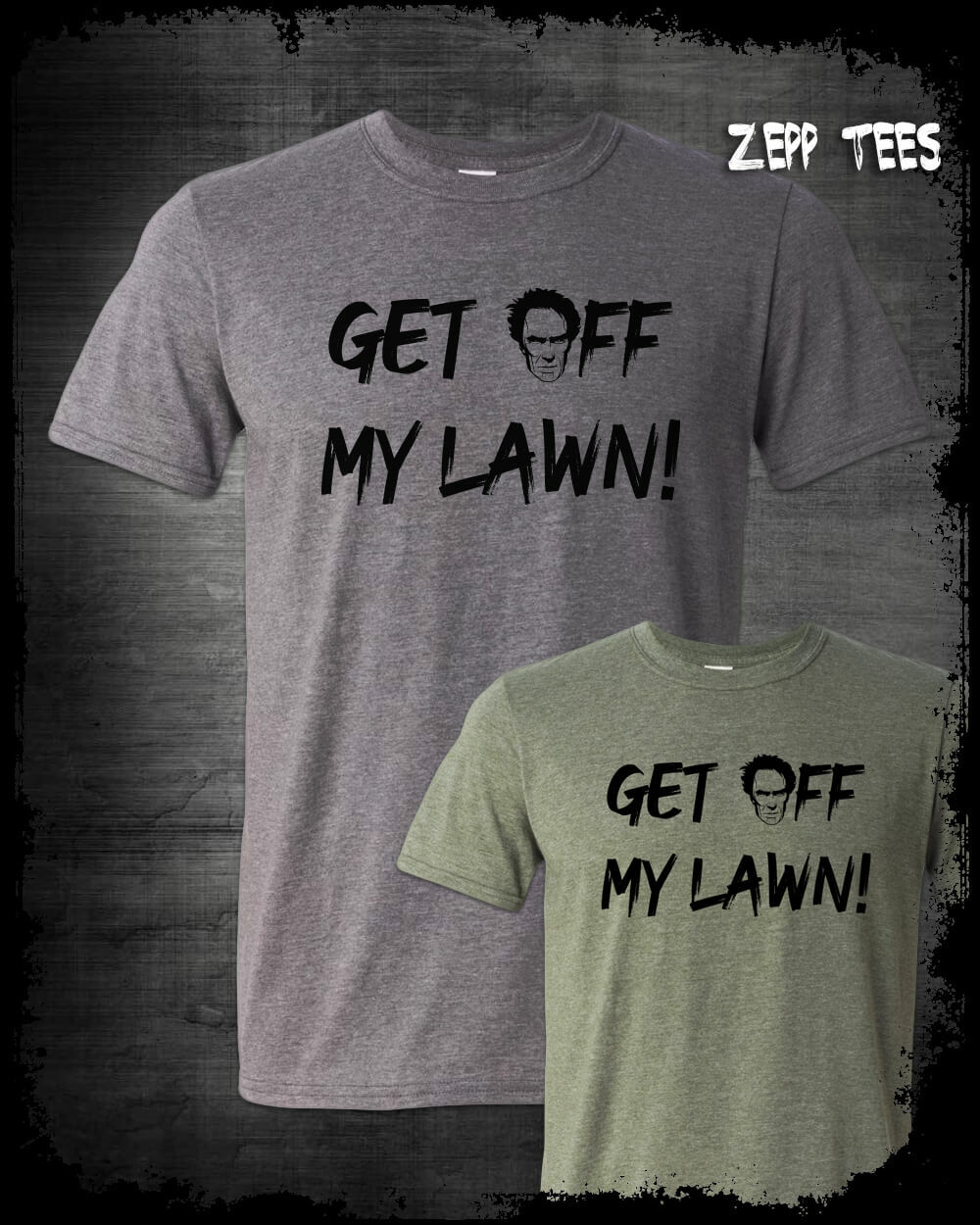 Get Off My Lawn Clint Eastwood T Shirt Grumpy Old Man Father's Day Gift ...