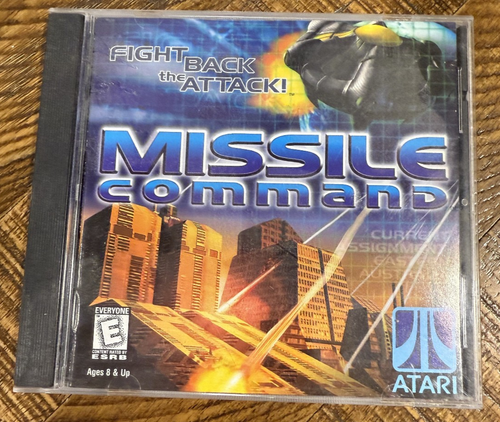 Missile Command (PC CD-ROM, 1999) Game Windows 95/98 Atari *FREE ...