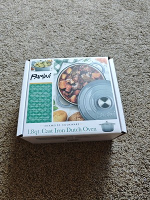 Parini Cast Iron 1.8qt, Dutch Oven Enameled Cookware Non-Stick | eBay