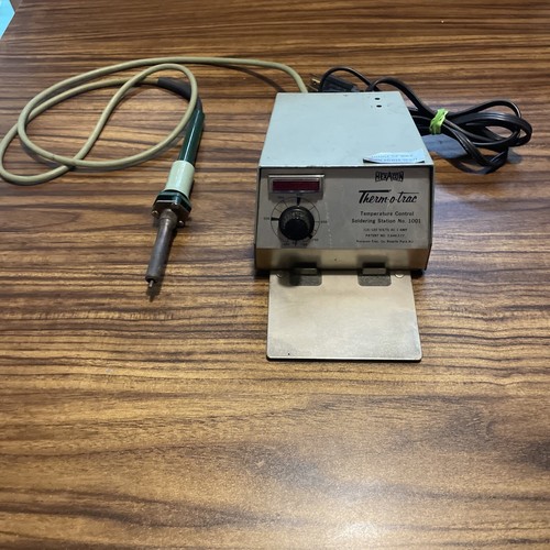 Hexacon Therm-o-trac Temperature Control Soldering Station Model 1001 ...