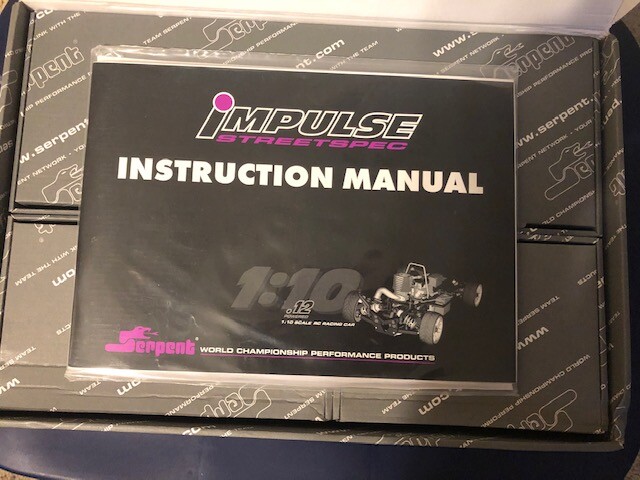 Vintage Serpent Impulse Kit 4WD 2 Speed Car-Type 801012 W/12 RE Engine ...