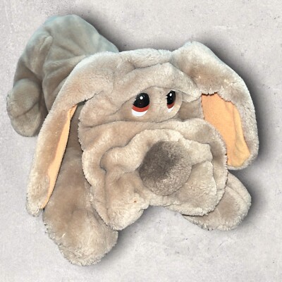 Vintage Russ Berrie Lubbable Wrinkles Brown Puppy Dog Plush Stuffed ...