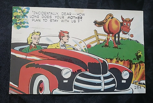 Vtg Comic Postcard Comicard by Clem c 1950s Unposted San Francisco NOS ...