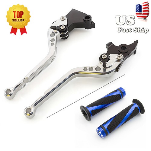 CNC Long Clutch Brake Lever Hand Grips For 350cc Meteor 2021/2021 ...