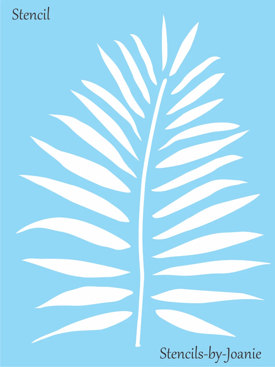 Palm Leaves Stencil