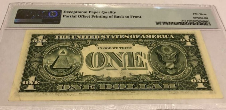 $1 1988A Federal Reserve Note Atlanta, Offset Printing Error | eBay