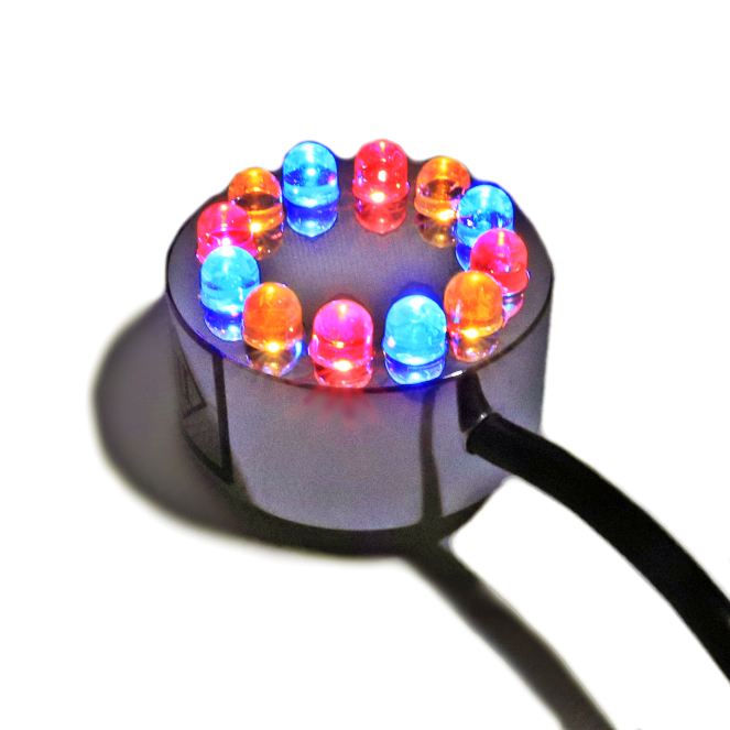 Multi-color RYB Programmable 12 LED Light Fountain/Waterfall/pond/pool ...