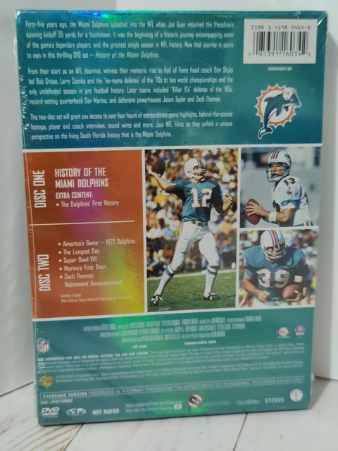 NFL History of the Miami Dolphins (DVD) for sale online | eBay