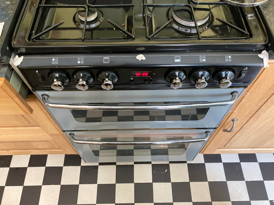 DUAL SET 4 RING STOVE STICKERS HOB OVEN REPLACEMENT DECALS LABELS ...