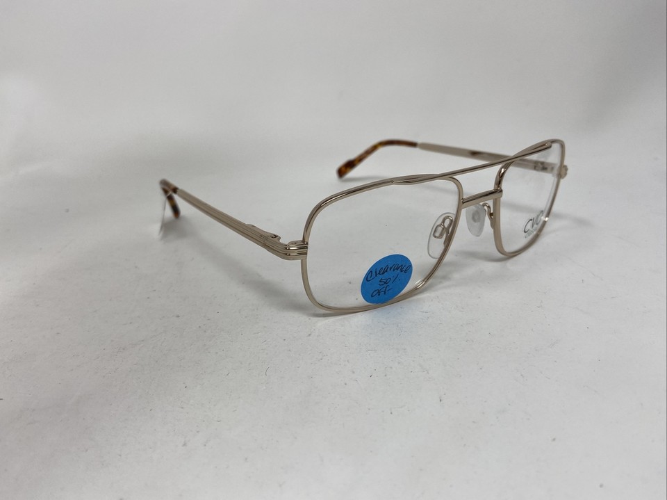 CVO CLASSIC NATHAN II GOLD 54/18/140 FLEX HINGE EYEGLASSES FRAME :E93 ...