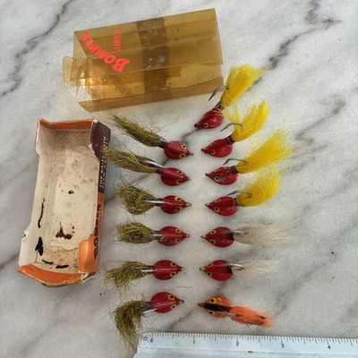 Lot Of 13 Vintage (unused) Bomber Fishing Lure Jigs (.3 Ounces) Various ...