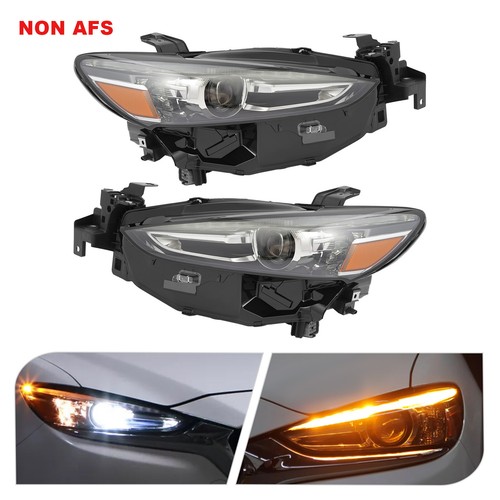 Pair of LED Headlights For 2018-2021 Mazda 6 Left Right side Headlamps ...