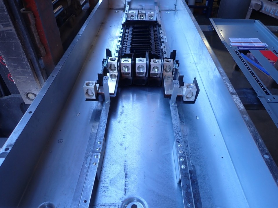 Square D NQ 600 amp 208v Main Lug Feed Thru Panelboard MH62 3 Phase ...