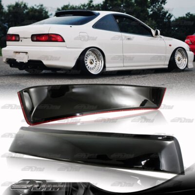 For 1994-2001 Acura Integra 2DR Coupe Black ABS Plastic Rear Roof ...