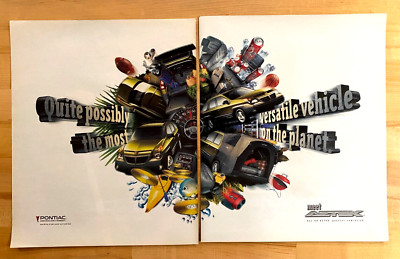 2000 Vintage Print Ad Pontiac Aztek 20"x12" | eBay