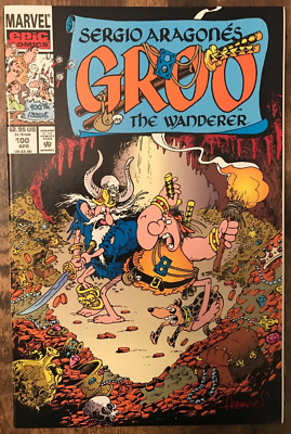 Groo The Wanderer #100 By Sergio Aragones Evanier Rufferto Epic Marvel ...