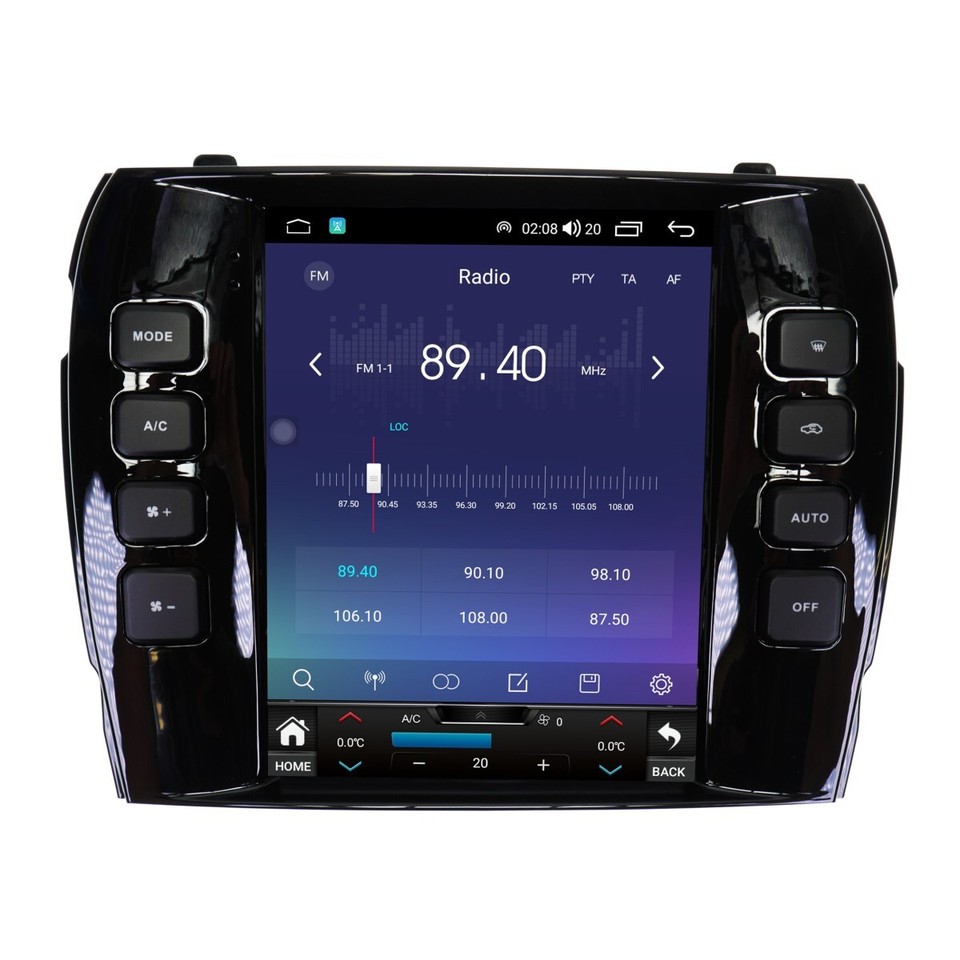 For Jaguar Xj 2004-2008 Android Car Radio Tesla Screen Stereo GPS ...