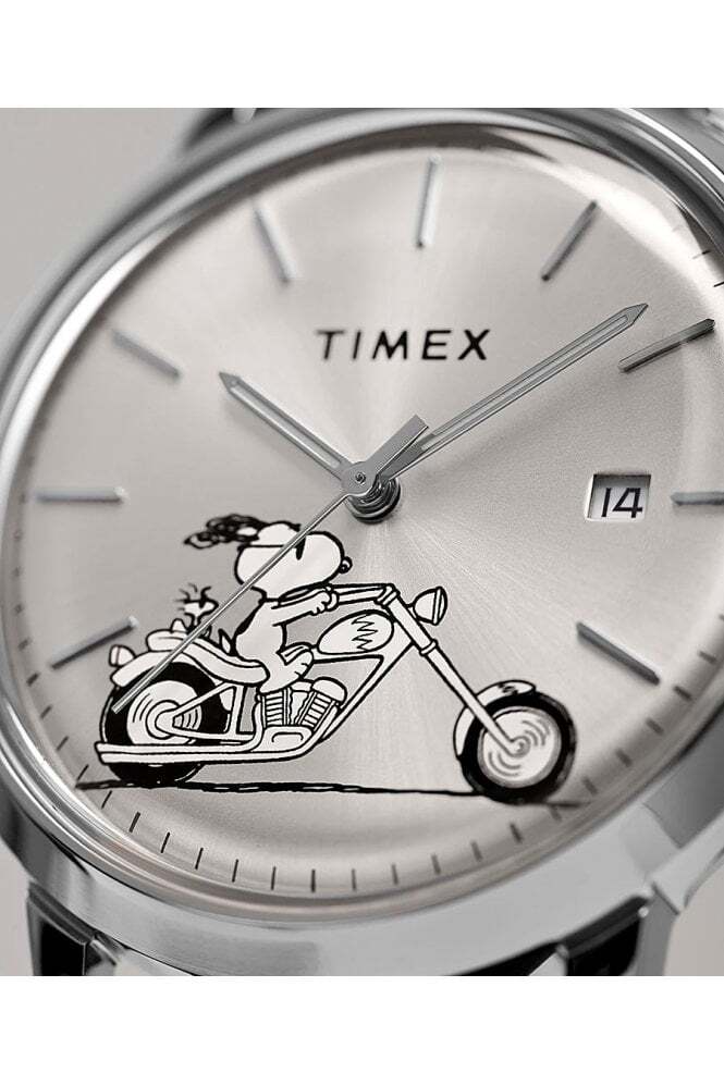 Timex Marlin Automatic Snoopy Easy Rider Watch TW2V63100 | eBay