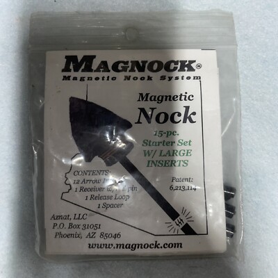 Magnock Magnetic Nock Starter Set With Large Inserts | eBay