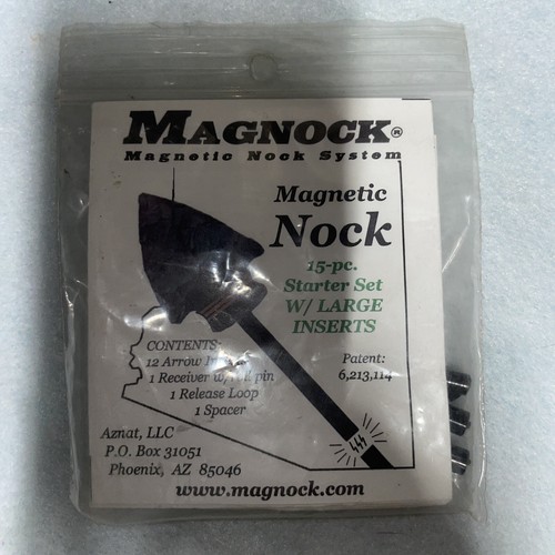 Magnock Magnetic Nock Starter Set With Large Inserts | eBay