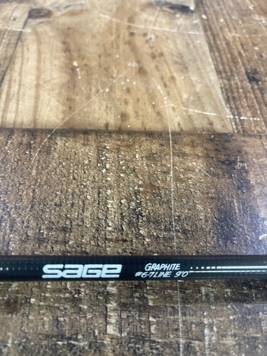SAGE FLY ROD GRAPHITE #6-7 LINE 9 FOOT TWO PIECE ROD (I-13001) | eBay