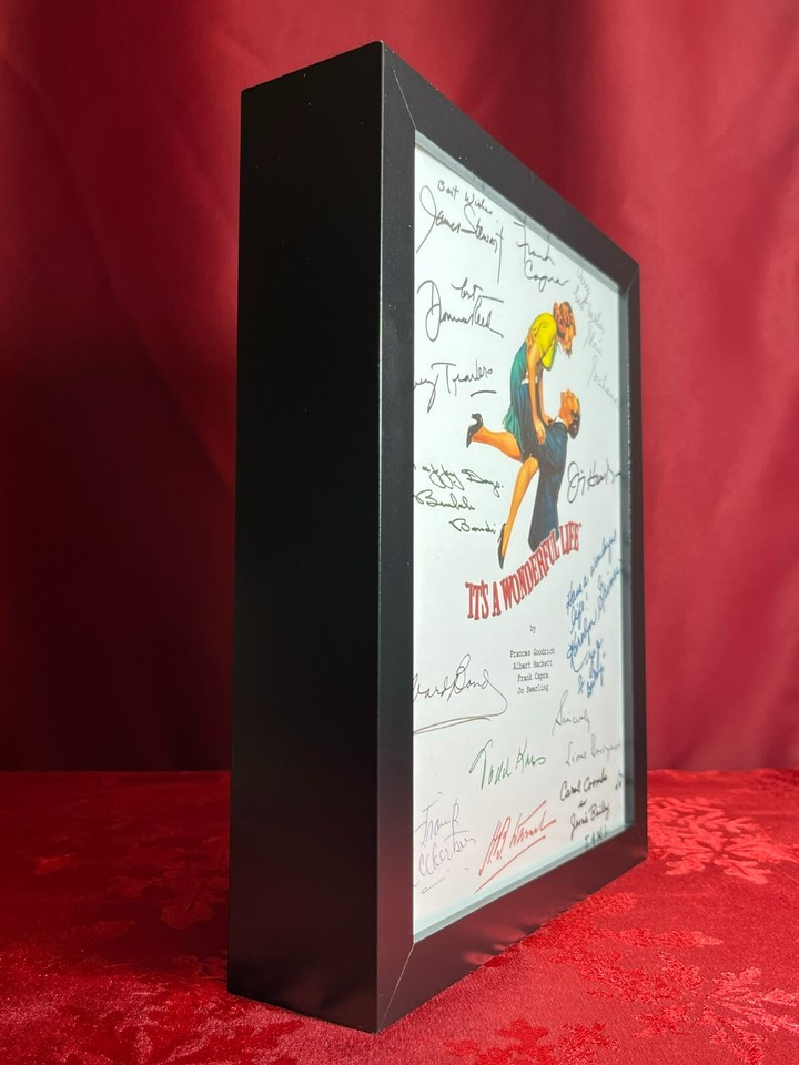 It's A Wonderful Life Script Cast-Signed- Autograph Reprints- 168 Pages ...