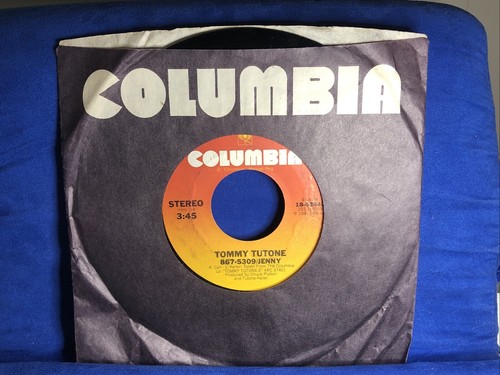 NICE NM Tommy Tutone 867-5309/Jenny 18-02646 Single 45 RPM 7” Vinyl ...