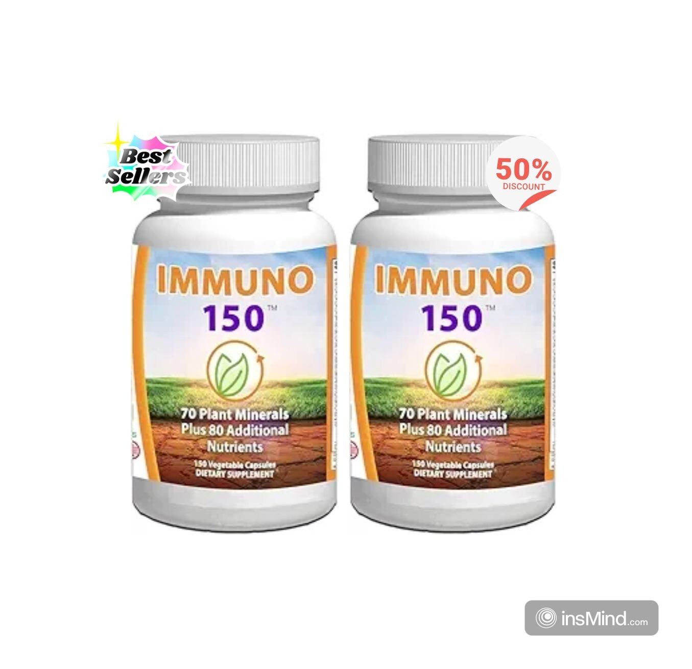 PACK OF 2 IMMUNO 150 THE ULTIMATE MULTI VITAMIN, IMMUNE BOOSTER - 150 ...