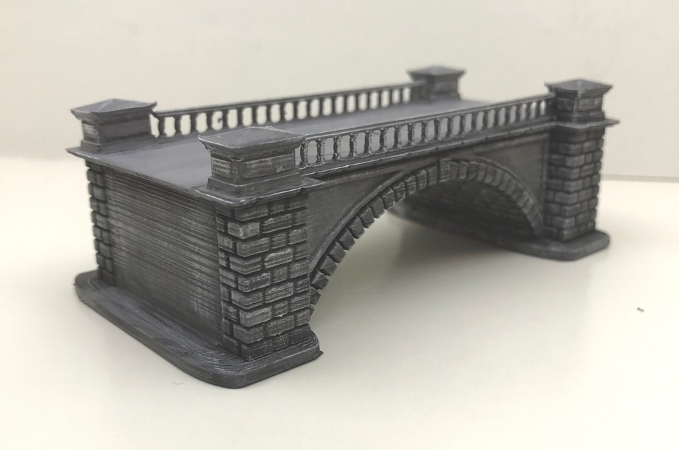 Stone Arch Bridge N Scale (1:160) Custom Designed Hand-Crafted Model ...