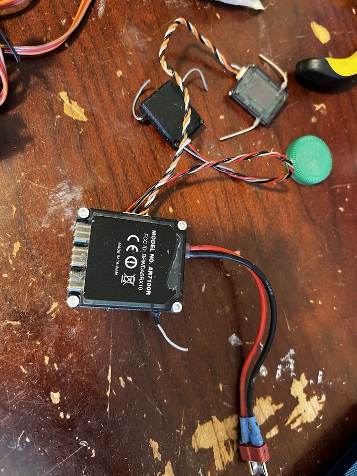 Spektrum AR7100R DSM2 7-Channel Heli Receiver RC Helicopter Align Trex ...