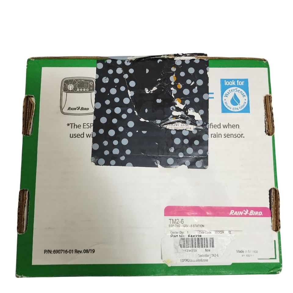 Rain Bird ESP-TM2 8 Station Indoor/Outdoor Sprinkler Timer TM2-8-120V ...