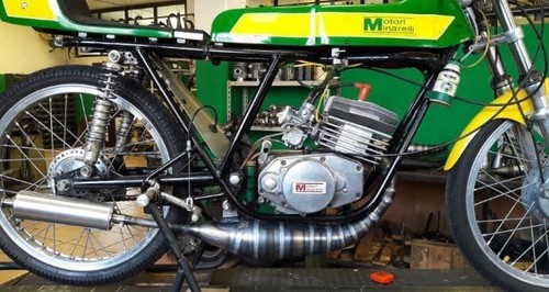 MINARELLI P6 80CC VELOCITA WITH CARBON SILENCER JOLLYMOTO EXHAUST | eBay